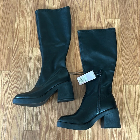 wild fable | Shoes | Nwt Wild Fable Azzahya Stretch Tall Dress Boots ...